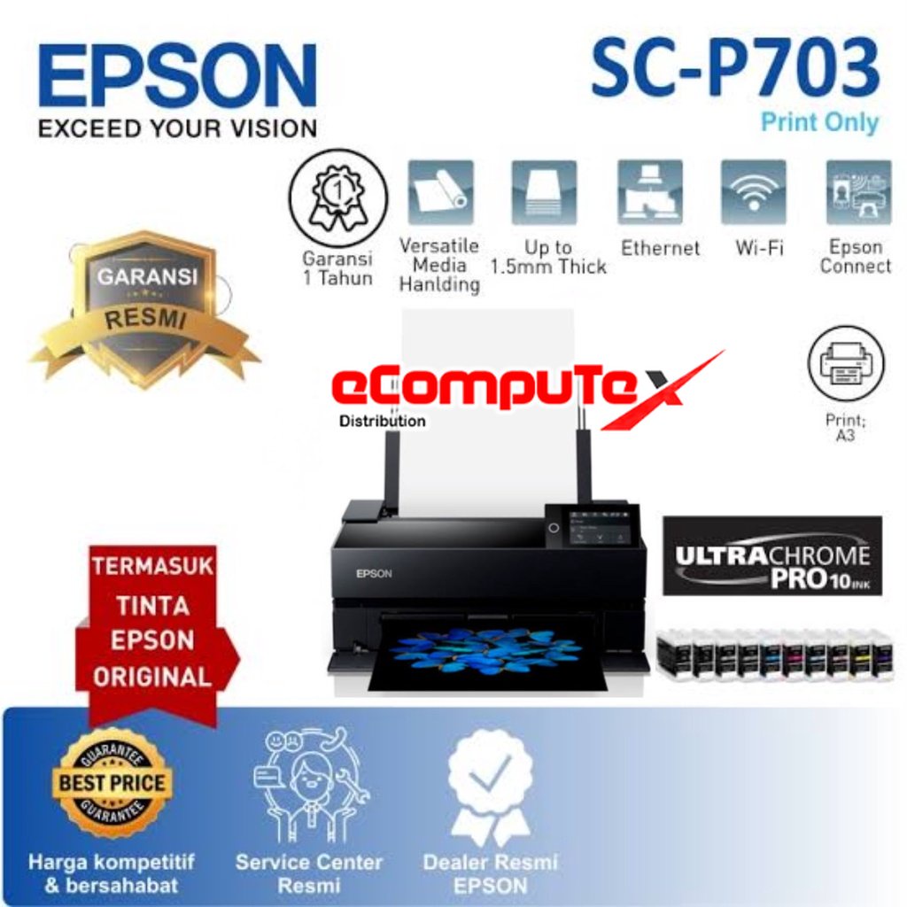 Jual PRINTER EPSON SURECOLOR SC-P703 A3+ PROFESSIONAL PHOTO PRINTER ...