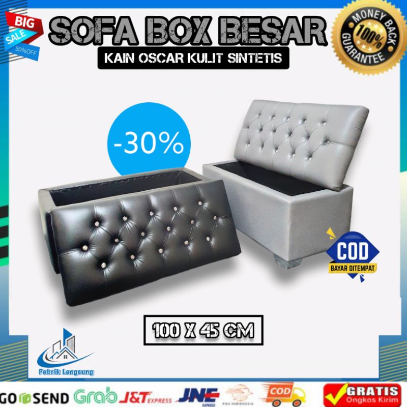 Jual KAIN OSCAR KULIT - SOFA BOX MINIMALIS bahan kulit oscar sintetis ...