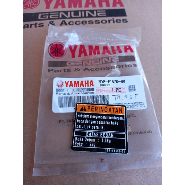 Jual Emblem Striker Striping Label Warning Peringatan Nmax N Max Aerox ...