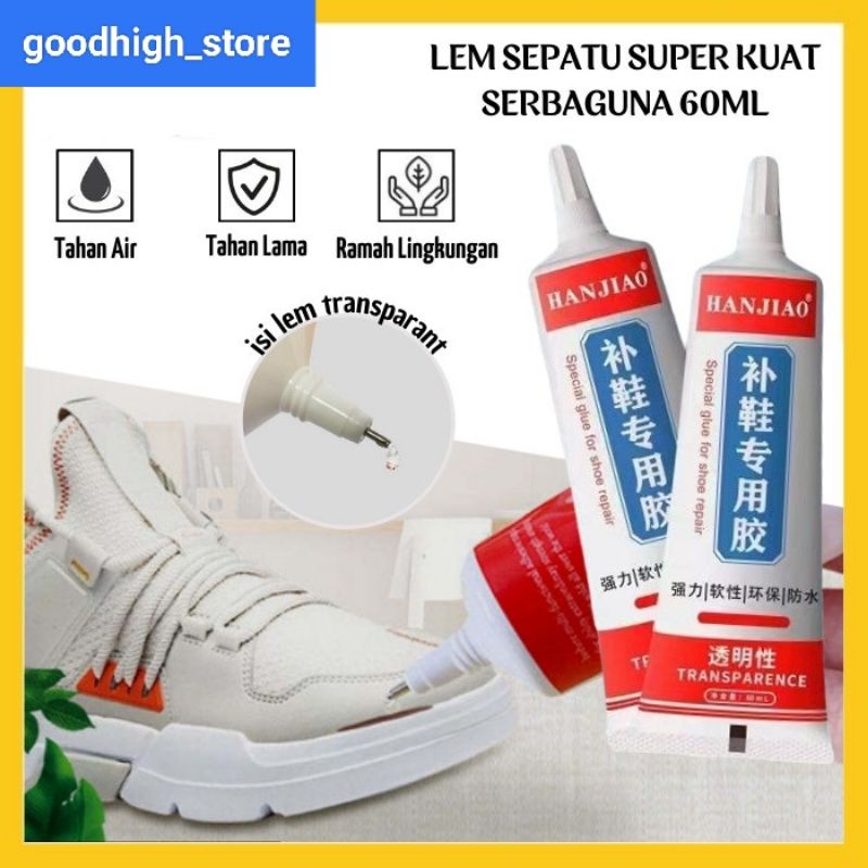 Jual Lem Perekat Sepatu 60ML Super Kuat / Cairan Penambal SoL Sepatu ...