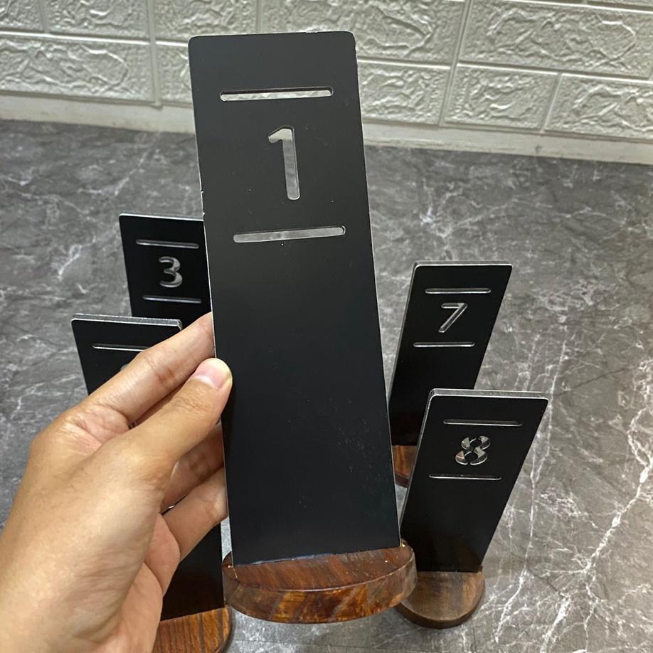 Jual ERA679 Nomor Meja ACP Penanda Meja Resto Cafe ## | Shopee Indonesia