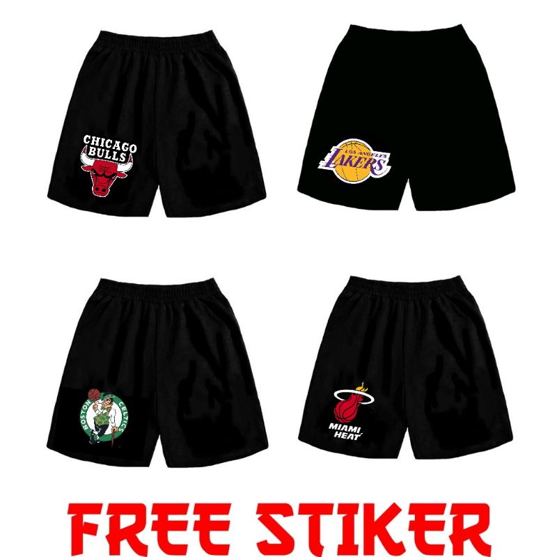Jual Celana pendek logo basketball Chicago buls/ boxer lakers/boxer ...