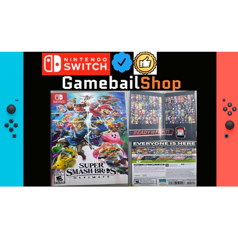 Jual Nintendo Switch Game Super Smash Bros Ultimate Ssbu Shopee