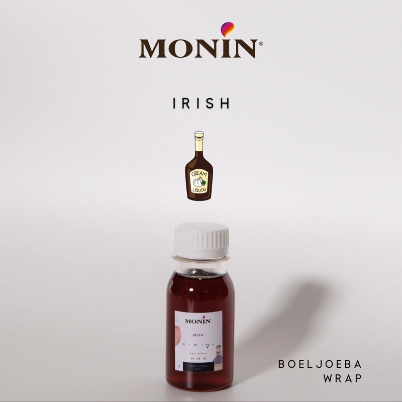 Jual Monin Irish Syrup Repack [30, 50, 100] g | Shopee Indonesia