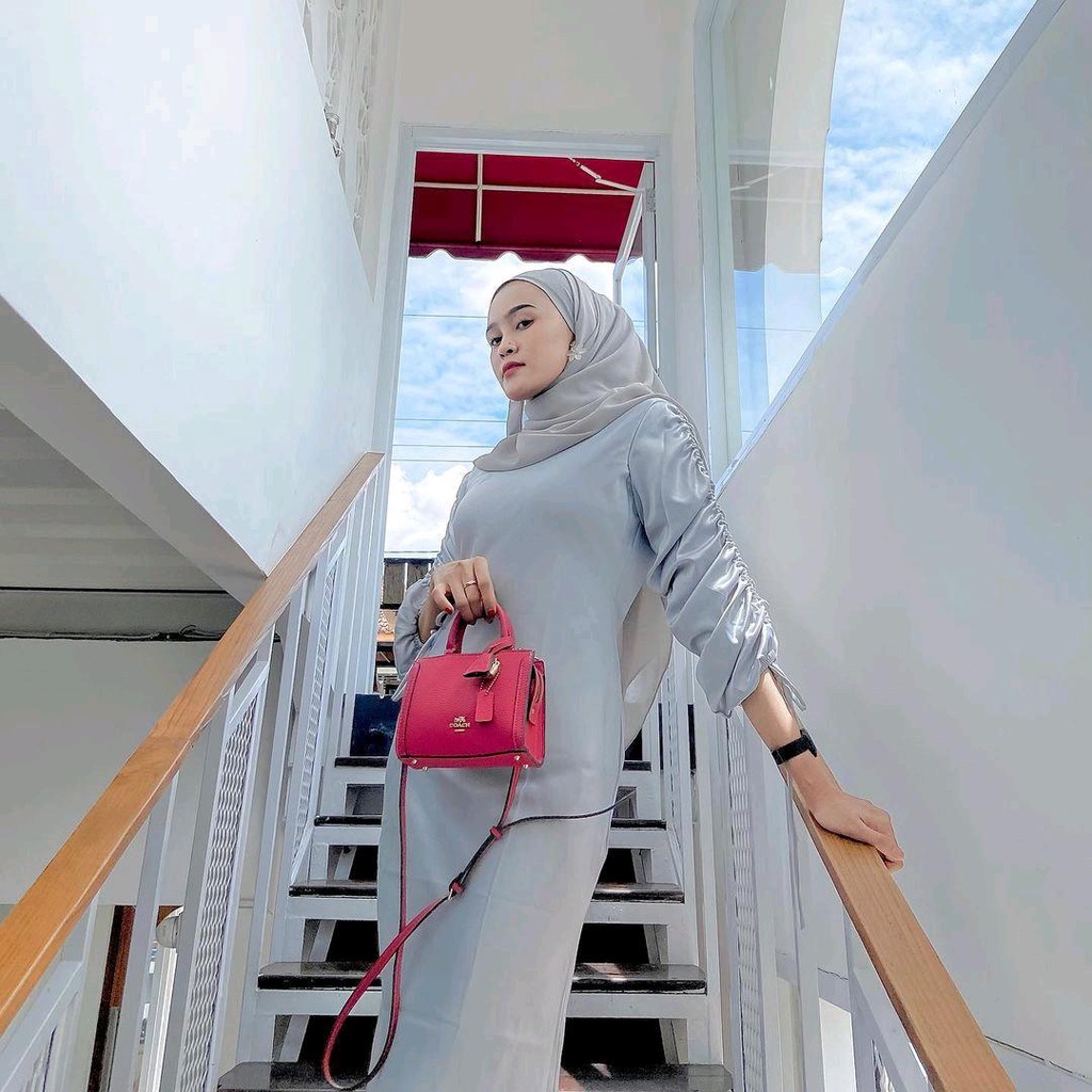 Jual Carla DRESS DARLA SILK GAUN DARLA Padaka Attire / Andini dres /SILK DRESS SATIN pesta ...