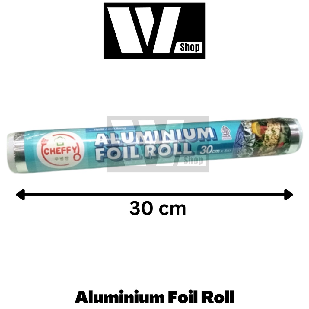 Jual Aluminium Foil Roll 30cm Pembungkus Makanan Daging Penutup AluTray ...