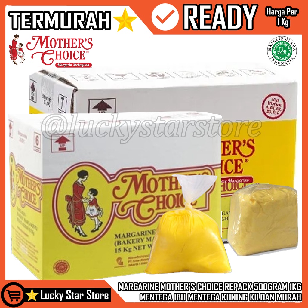 Jual MOTHER'S CHOICE MARGARINE 500 GR GRAM 1KG MURAH MOTHER'S CHOICE ...