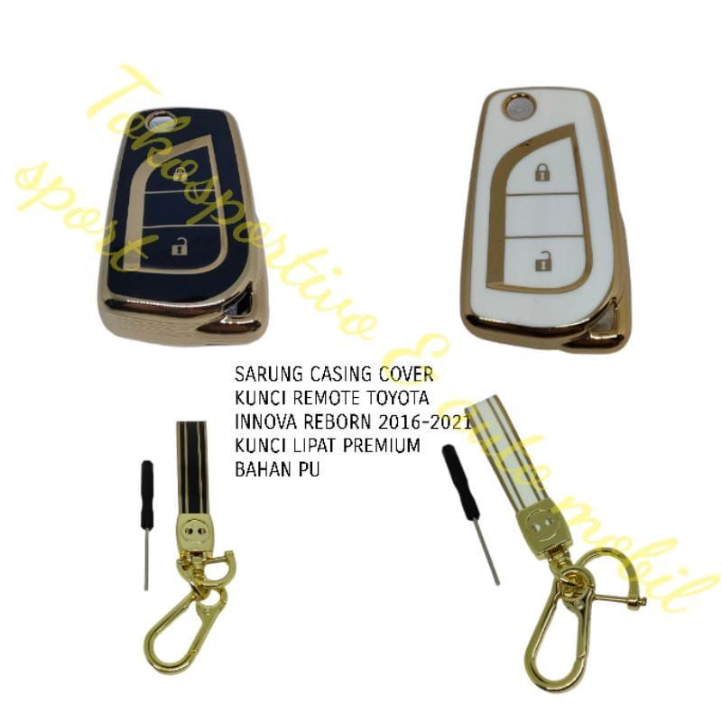 Jual SARUNG CASING COVER KUNCI REMOTE INNOVA REBORN KUNCI LIPAT PREMIUM ...
