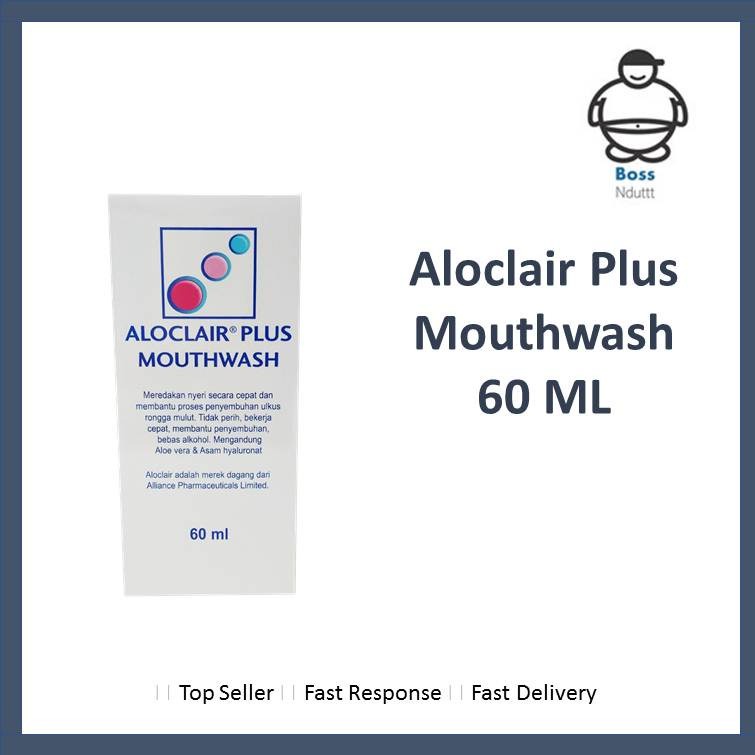 Jual Aloclair plus Oral Rinse Mouthwash 60ml, Spary 15 ml, gel 8ml obat ...