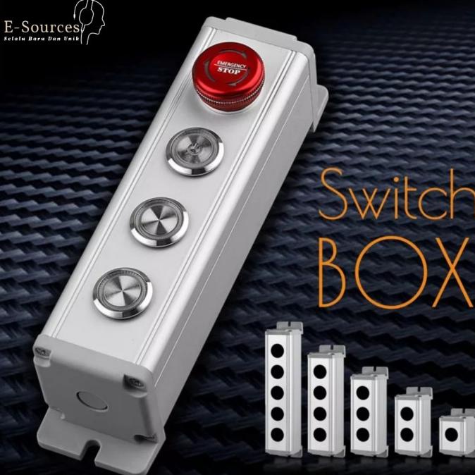 Jual Kotak Panel Tombol Saklar Pencet Push Button Switch On Off Control ...