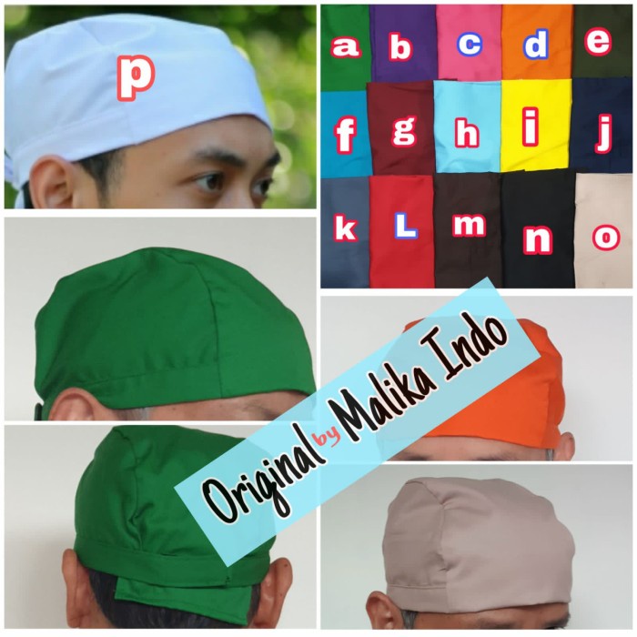Jual Seragam Koki Topi Chef Topi Waiters Topi Masak Topi Kerja Topi ...