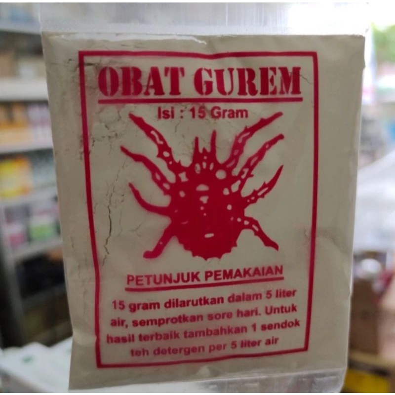 Jual OBAT GUREM ASLI,15 gram ( awas diluaran byk Tiruan ) | Shopee ...