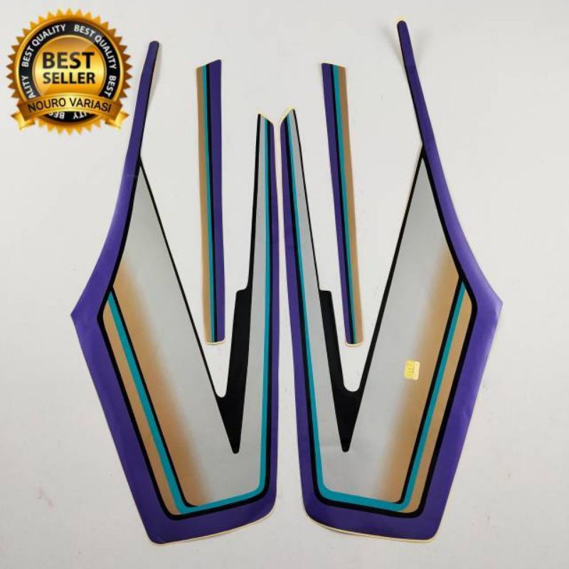 Jual Lis stiker striping RX king 1993 biru lengkap seperti di gambar ...