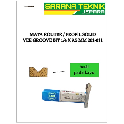 Jual Mata Router / Profil | Vee Groove Bit 10mm Solid 201-011 | Shopee ...