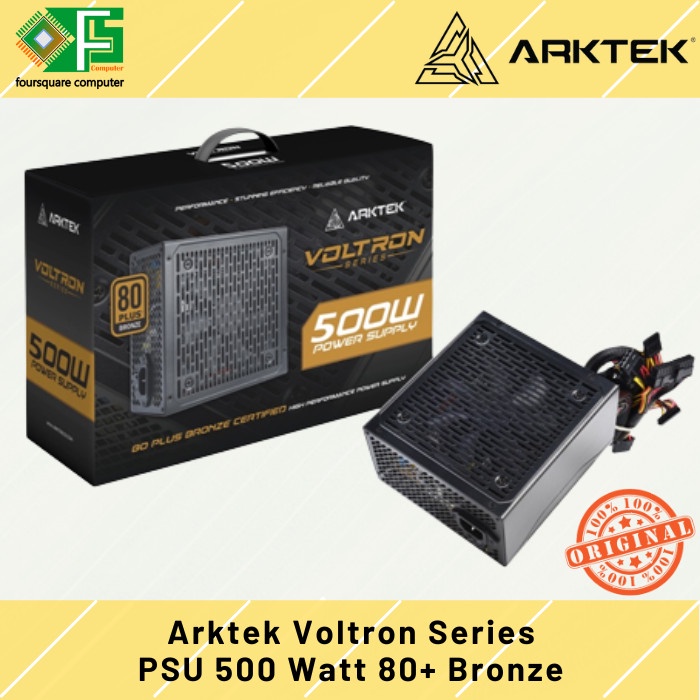 Jual Arktek Voltron PSU 500 Watt 80+ Bronze Garansi 2 Tahun | Shopee Indonesia