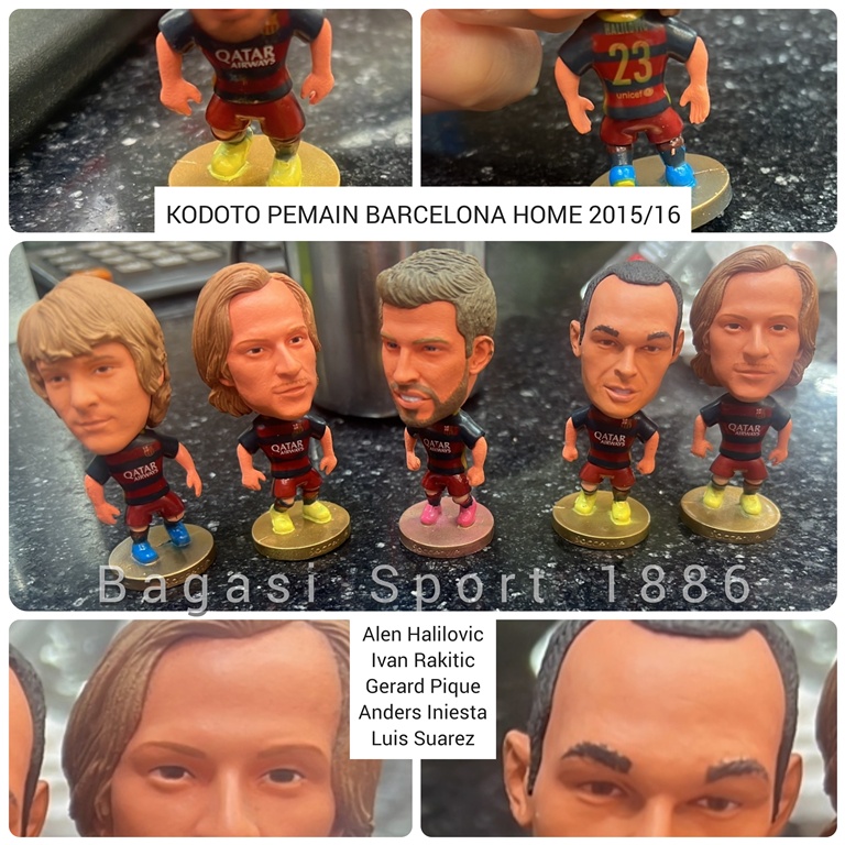 Jual Jual Mini Figure Kodoto Soccerwe Miniatur Pemain Bola A. Iniesta ...