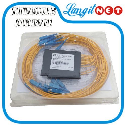 Jual PLC SPLITTER MODULE 1x8 SC UPC FIBER ISI 2 | Shopee Indonesia