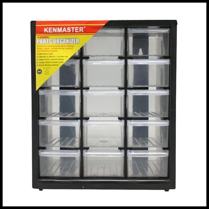 Jual Kenmaster 15 Slot Drawer Rak Komponen Laci Partisi Kotak Spare ...
