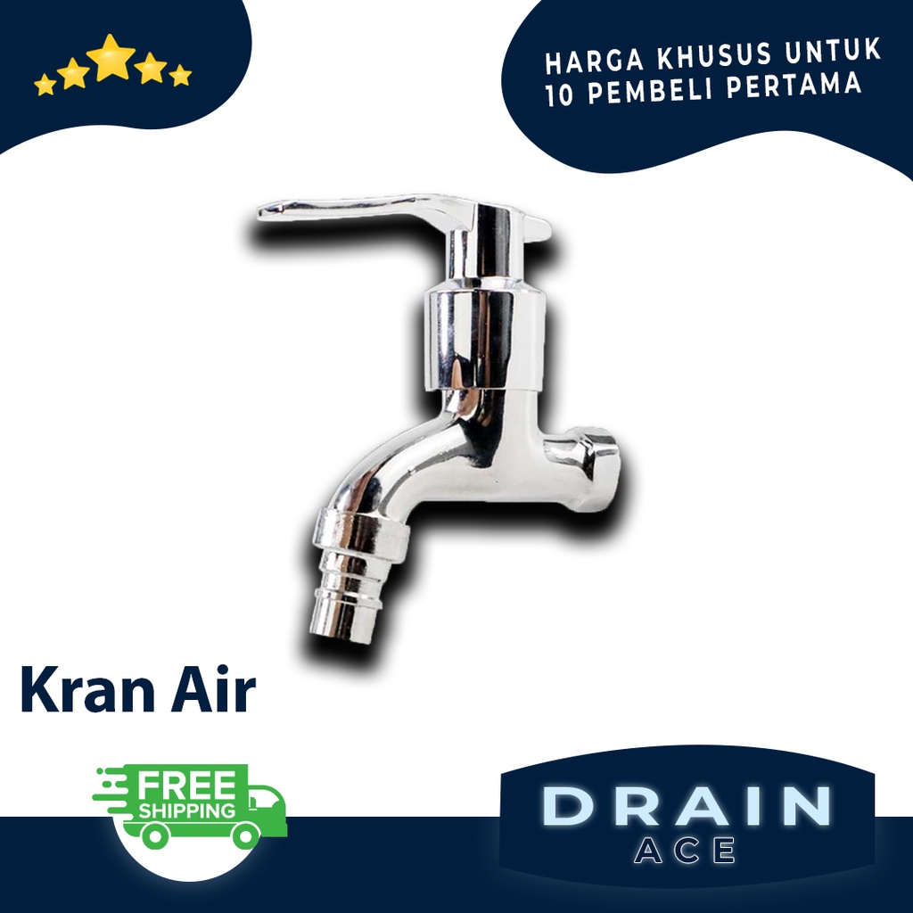 Jual Jingpin Keran Air Standar Zinc Alloy Water Faucet taman tembok ...