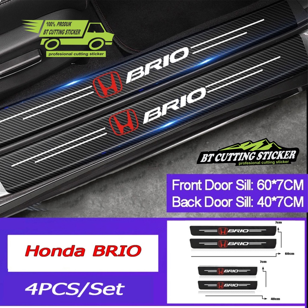 Jual 5 pecs sticker carbon 3D Stiker Pelindung Pintu Bagasi Mobil Honda ...