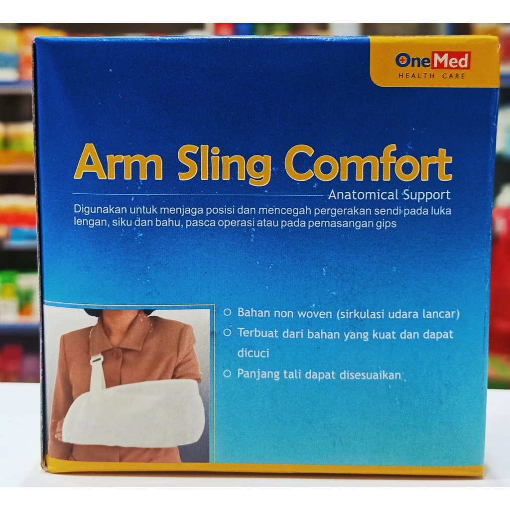 Jual Arm Sling Comfort ONEMED 𝐔𝐤𝐮𝐫𝐚𝐧 𝐒, 𝐌 & 𝐋 - Alat Penyangga Lengan ...