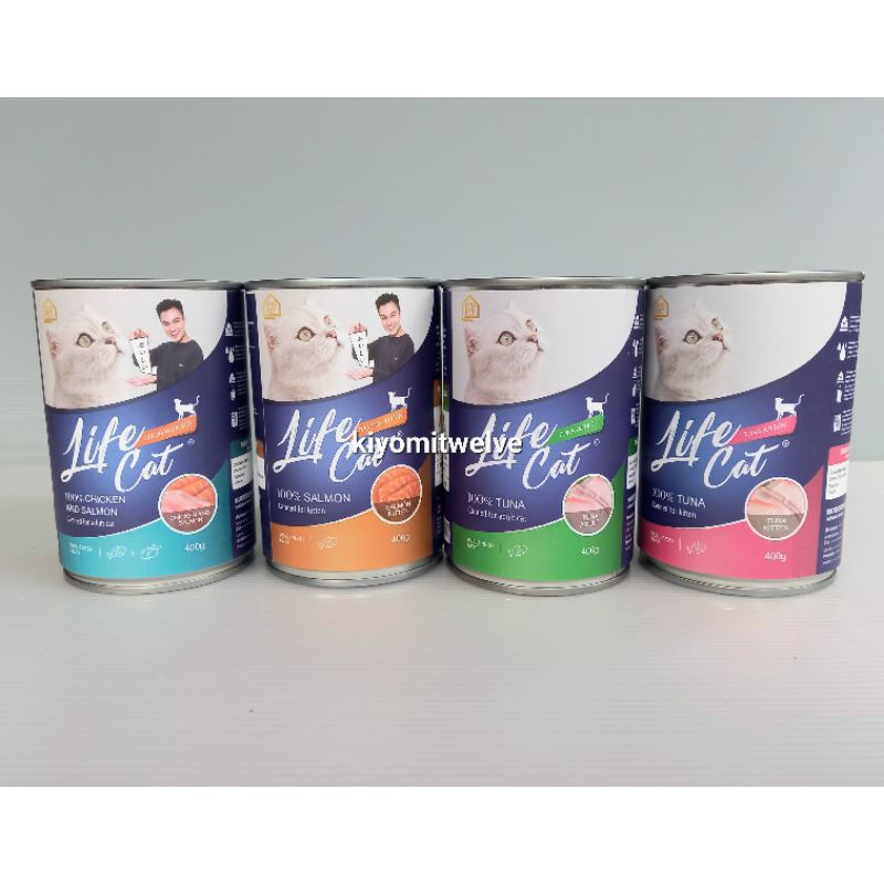 Jual Lifecat Kaleng Life Cat Wetfood Makanan Kucing Adult Kitten Life ...