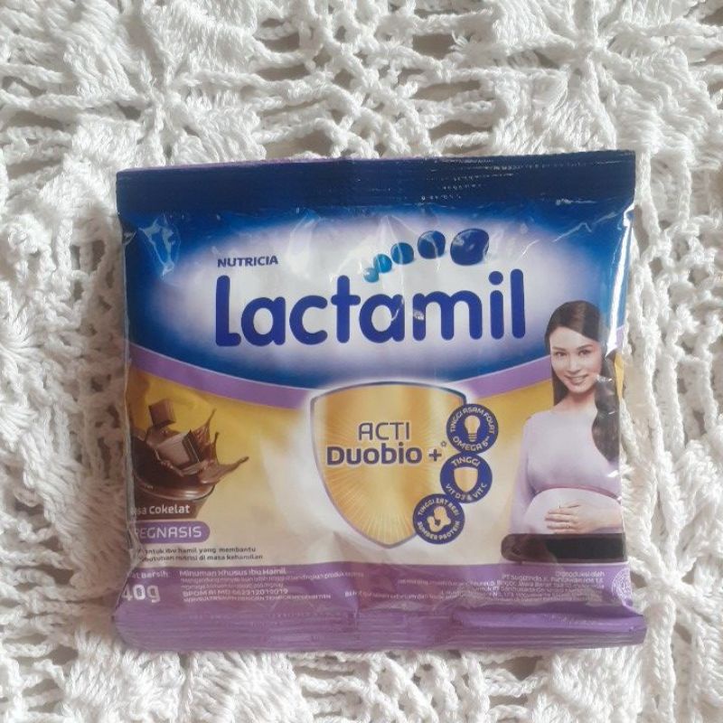 Jual Lactamil Pregnasis Susu Ibu Hamil Cokelat Sachet 40gr / box 200 gr / box 400 gr | Shopee ...