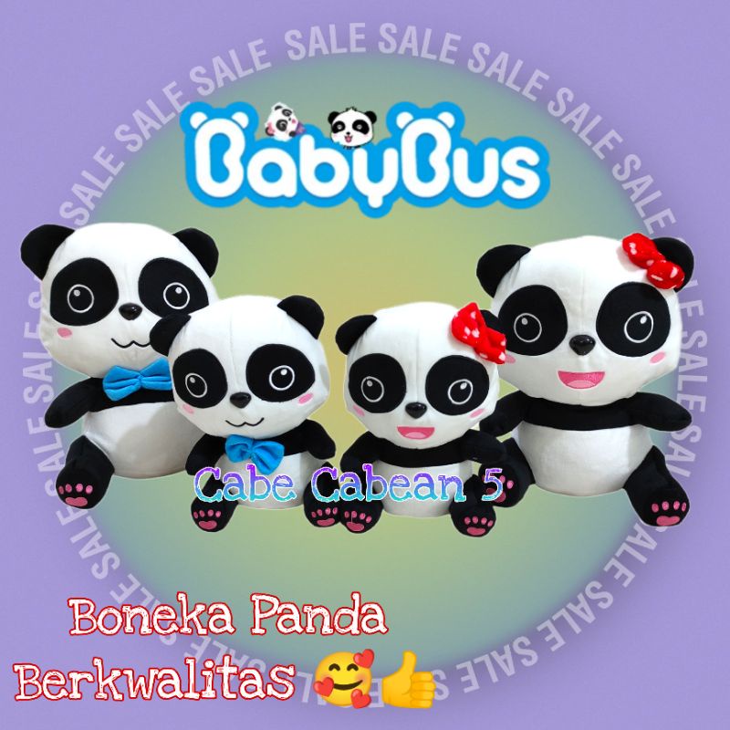 Jual BONEKA PANDA LUCU IMUT BABYBUS KIKI DAN MIUMIU YELVO QUALITY ...