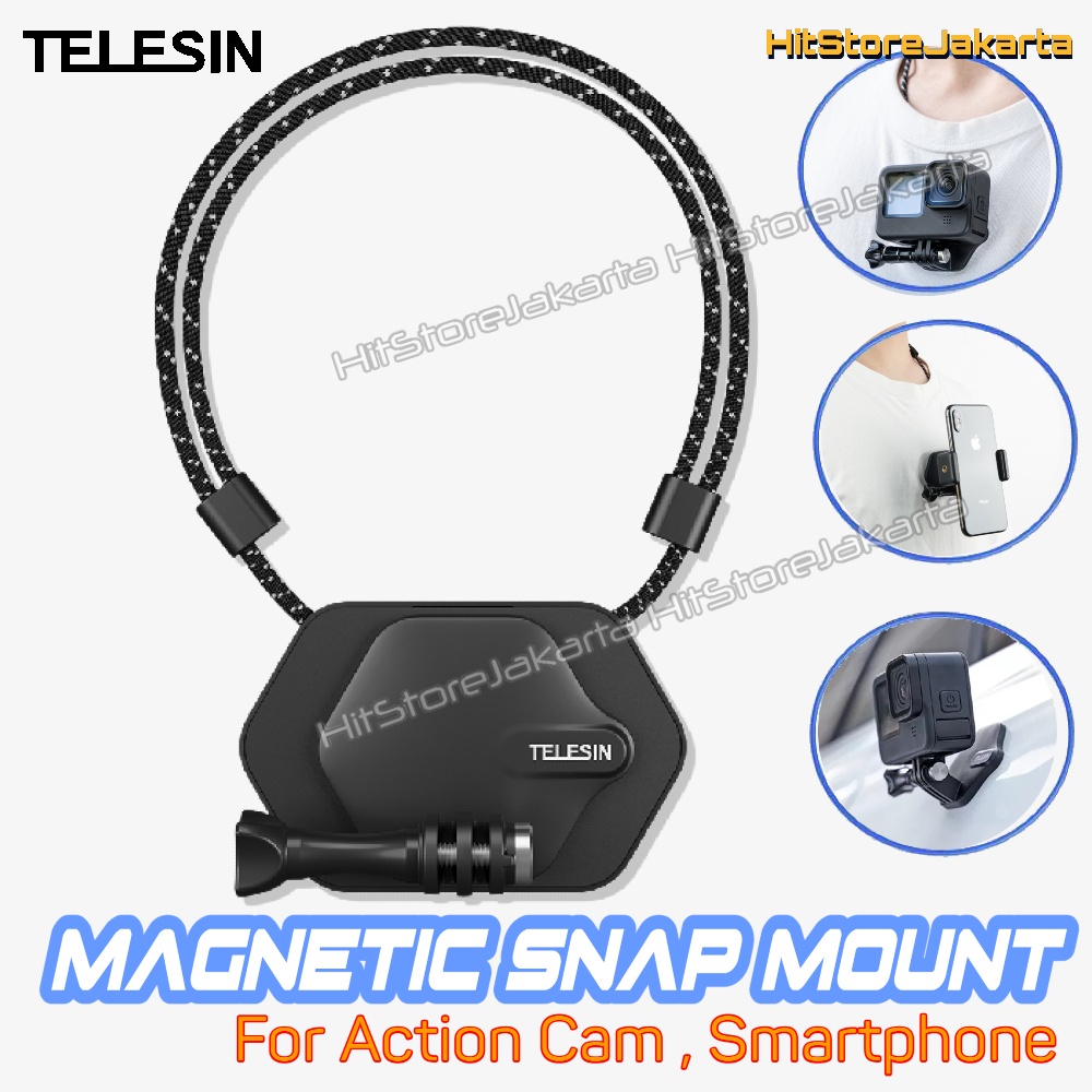 Jual Telesin Magnetic Snap Mount GoPro Insta360 Osmo Action Cam ...