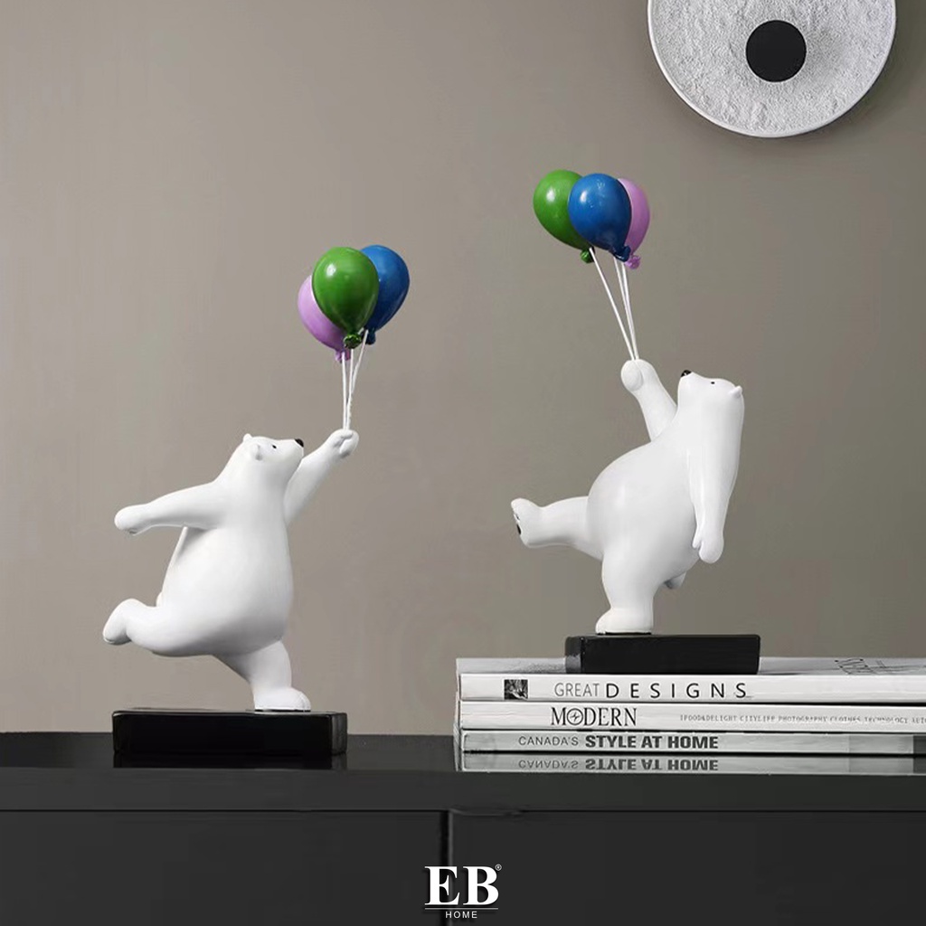 Jual Pajangan Patung Beruang Dekorasi Kamar / Snowbear Figur EB Home ...