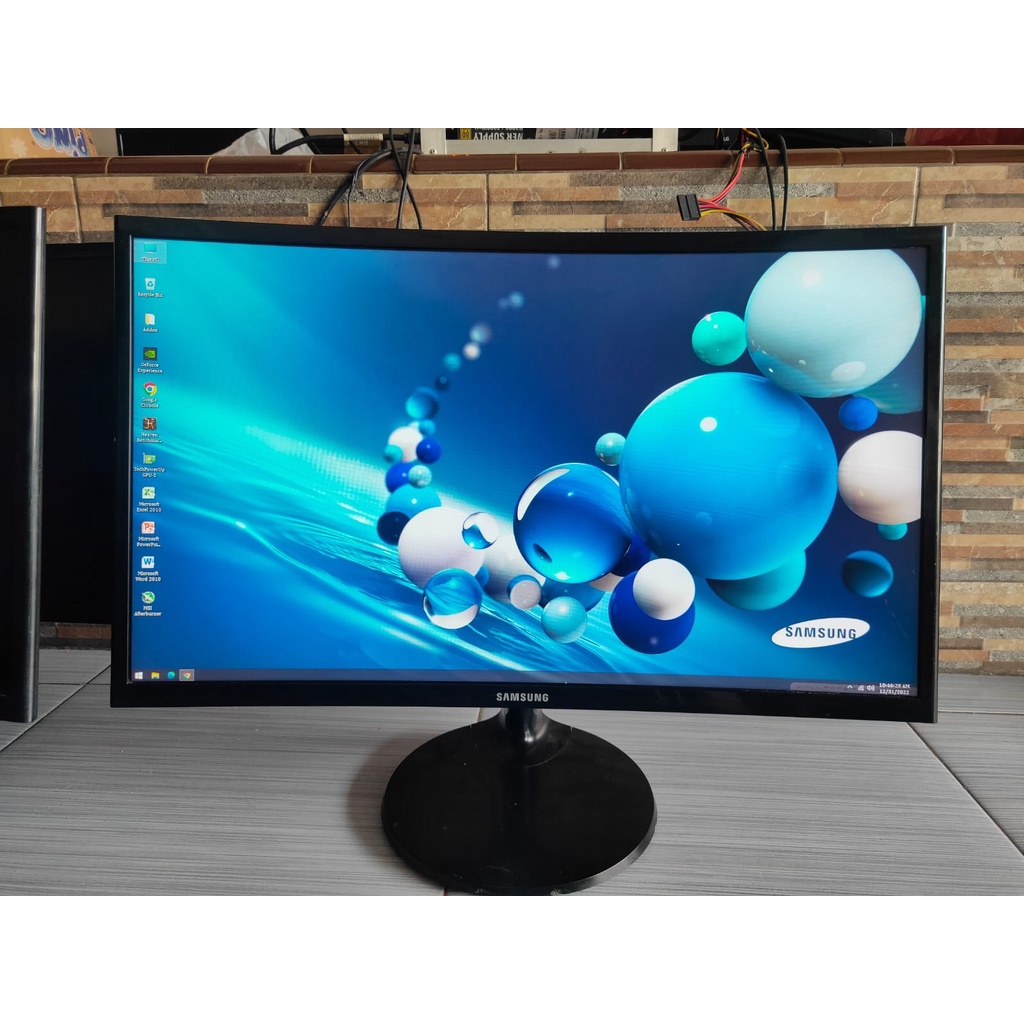 Jual Monitor/ LED SAMSUNG 24 INCHI CURVED SERI CF390 | Shopee Indonesia