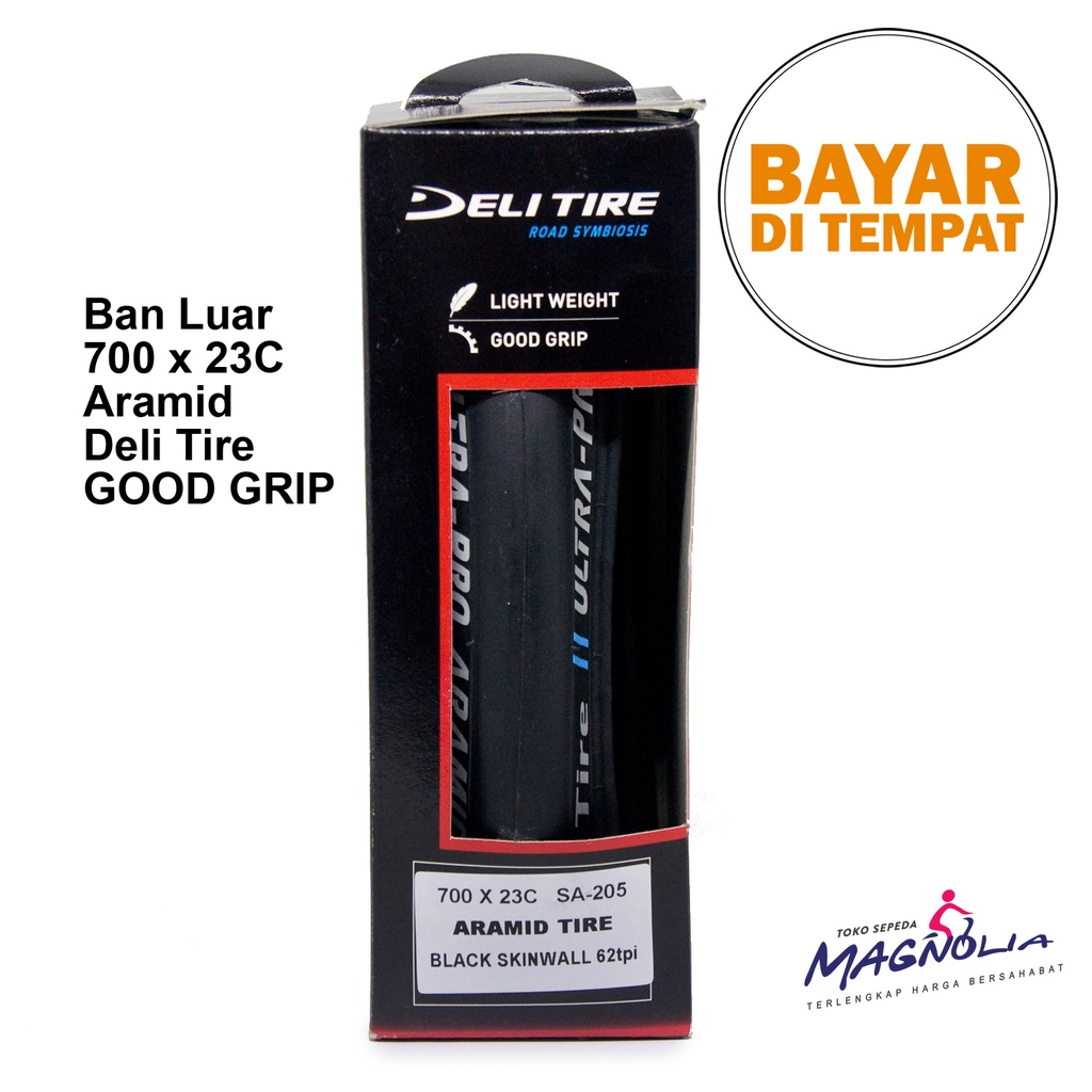 Jual Ban Luar Sepeda 700 x 23C (23x622) Balap Roadbike DeliTire | Shopee Indonesia