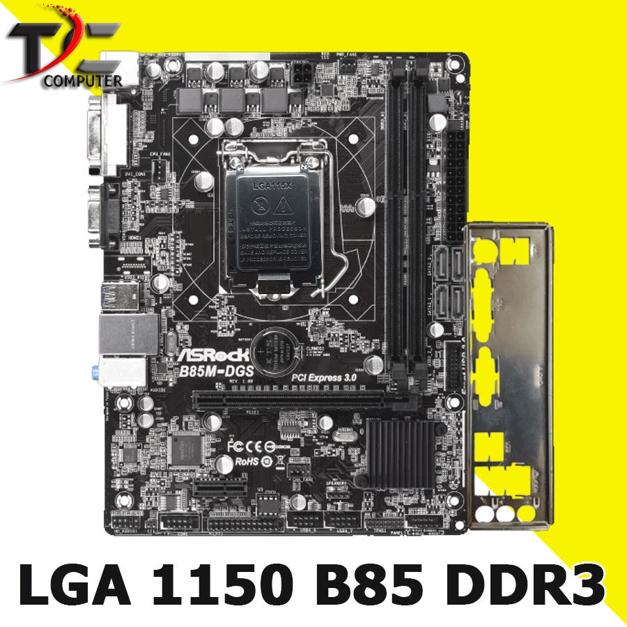 Jual Mainboard Intel LGA 1150 MOBO B85 2SLOT | Shopee Indonesia