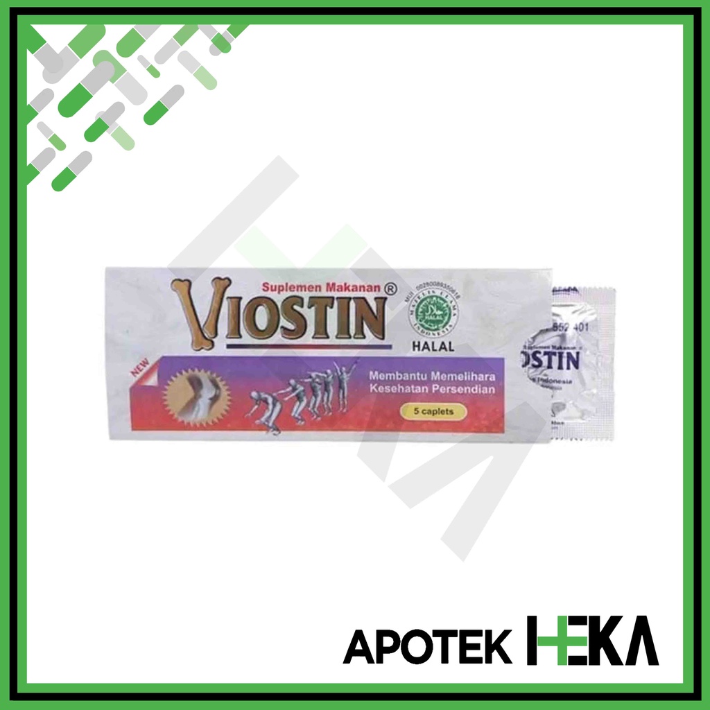Jual Viostin Strip isi 5 Kaplet - Suplemen Sendi Pereda Nyeri (SEMARANG ...