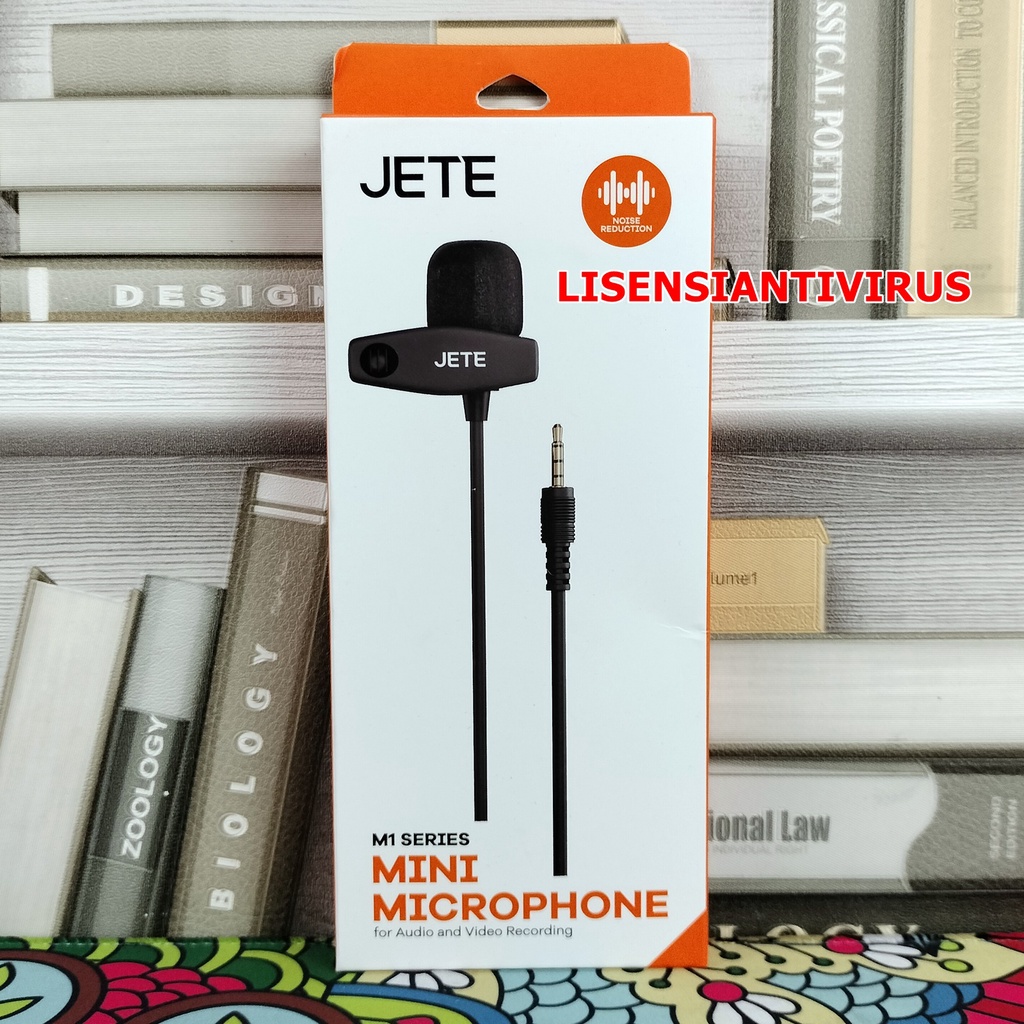Jual Mic JETE M1 Microphone Clip On Mic Jack 3.5mm For PC laptop ...