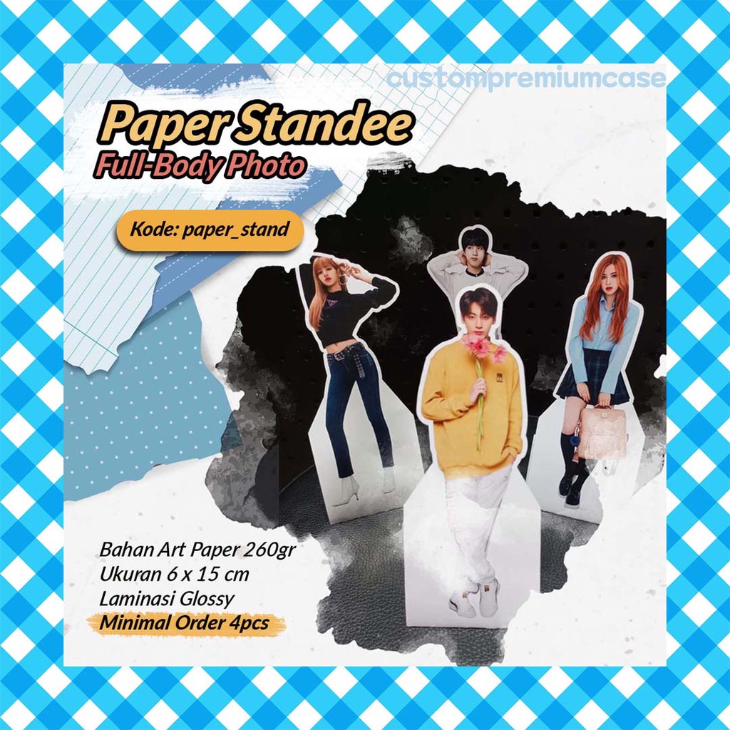 Jual [Minimal Order 4pcs] - PAPER STANDEE - Full-Body Photo - CUSTOM ...