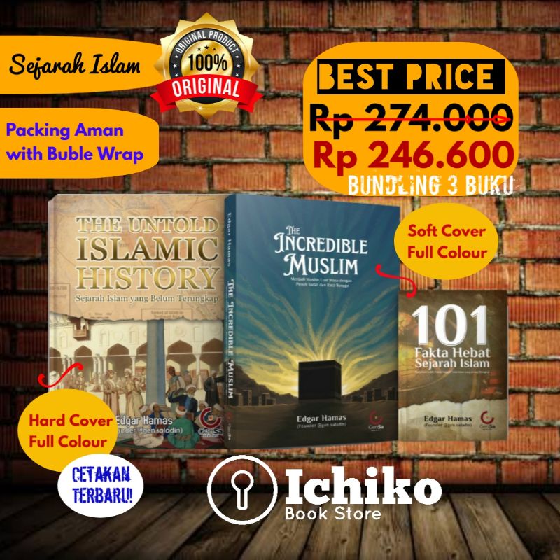 Jual PAKET The Incredible Muslim- The Untold Islamic History- Buku Saku ...