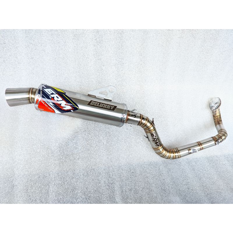 Jual KNALPOT BEAT DELUXE / SCOOPY NEW HEADER MODEL STD ORIGINAL ERM ...