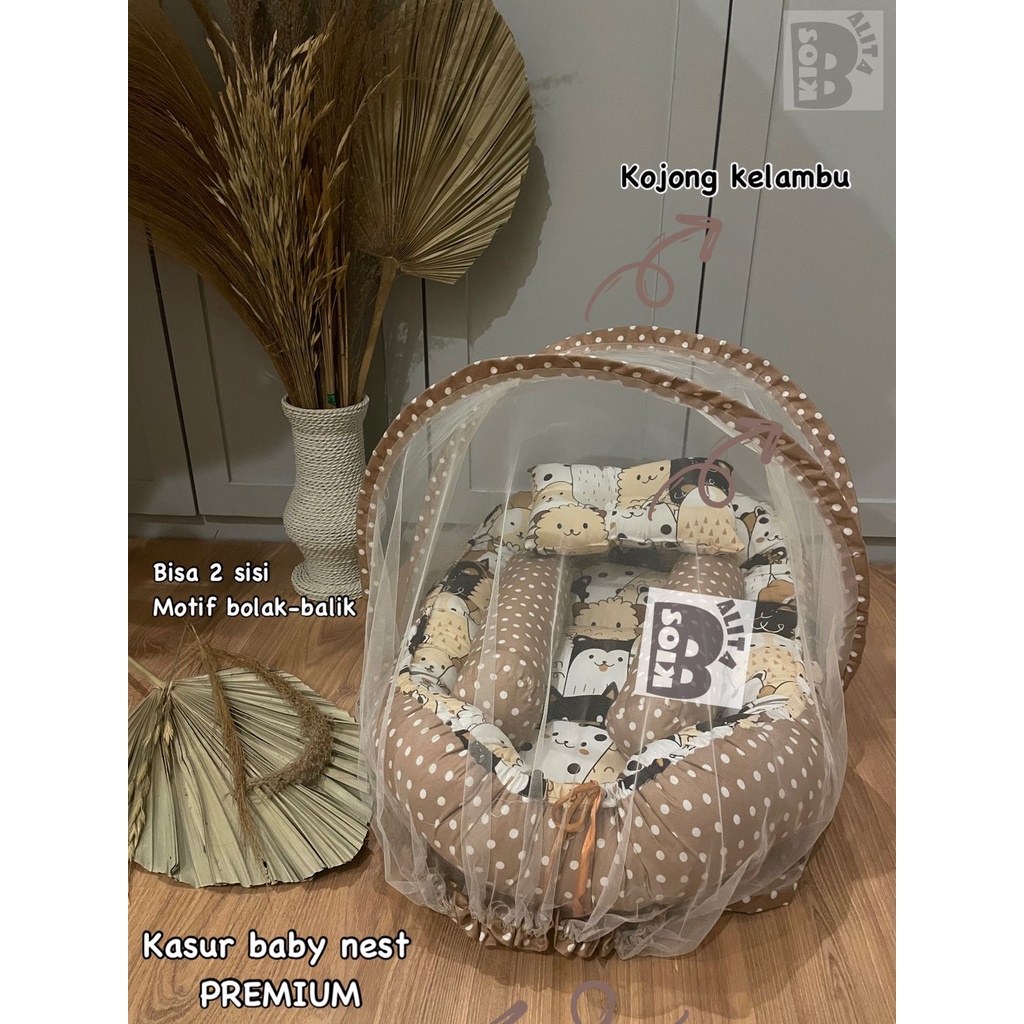 Jual KIOSBALITA.ID - KASUR BAYI BABY NEST PREMIUM DENGAN KELAMBU + FREE ...