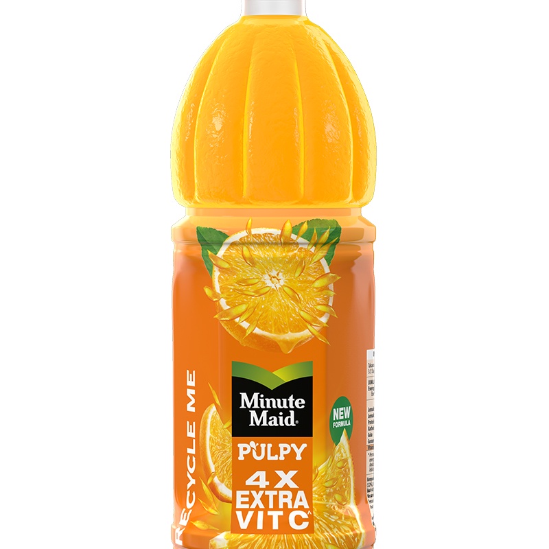 Jual Minute Maid Pulpy Orange 1L (1 Dus = 12 Botol) | Shopee Indonesia