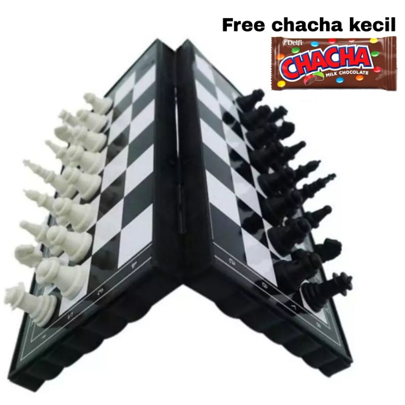Jual Chess Board / Catur magnet 30 cm / catur plastik bonus chacha ...