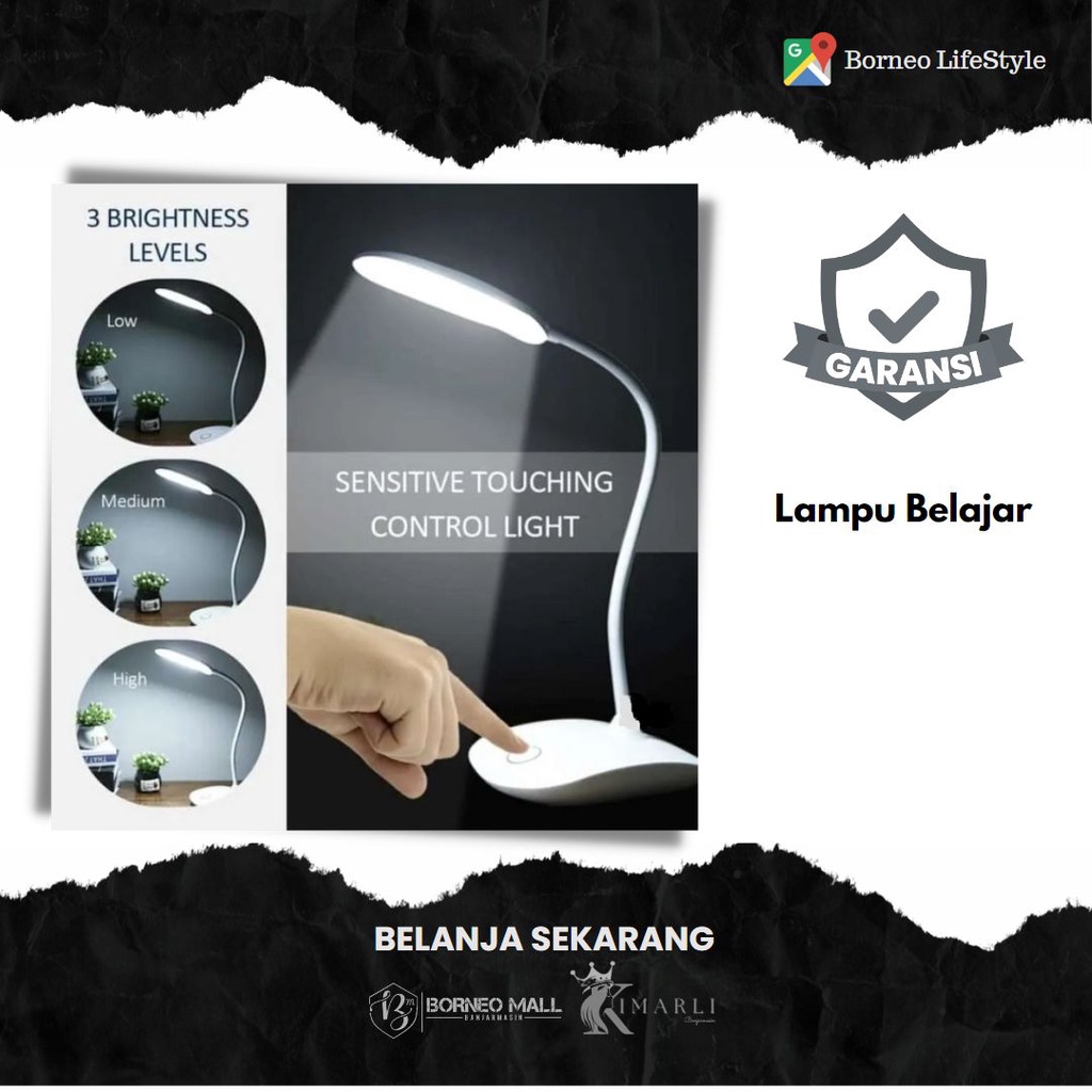 Jual BM040 // Lampu Belajar LED Meja Belajar || BORNEO MALL | Shopee ...