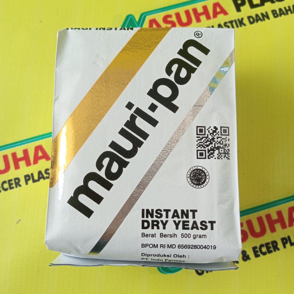 Jual mauri-pan / mauripan ragi kering instant 500gram / instant dry ...