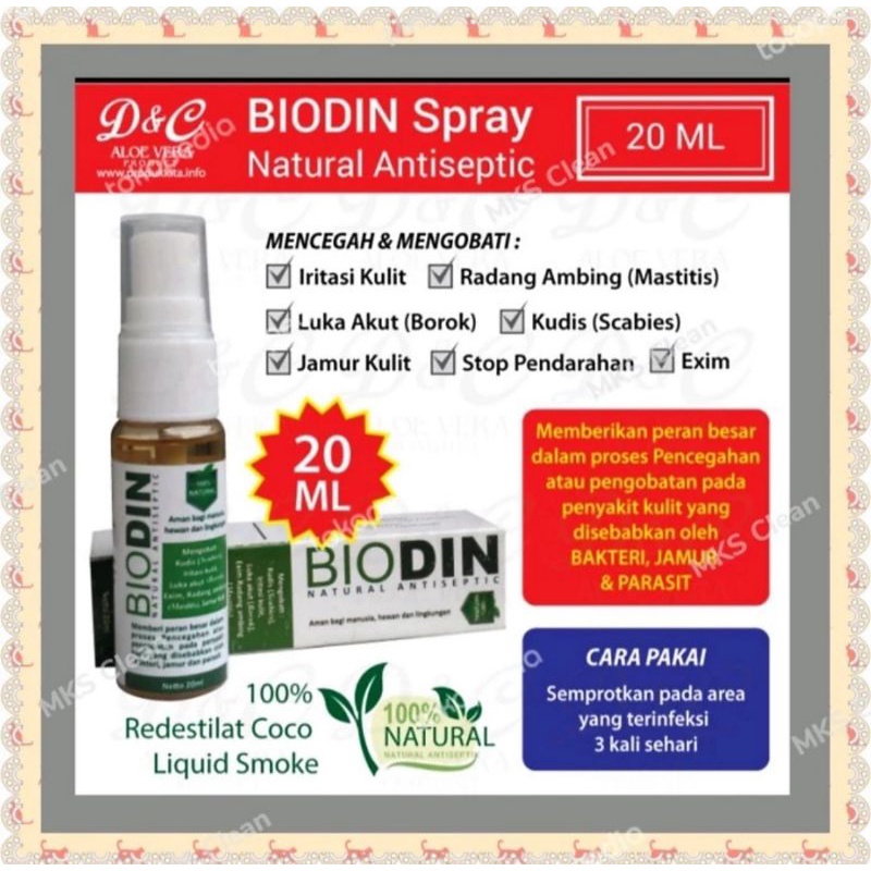 Jual BIODIN@ Mencegah scabies/ jamur/luka hewan | Shopee Indonesia