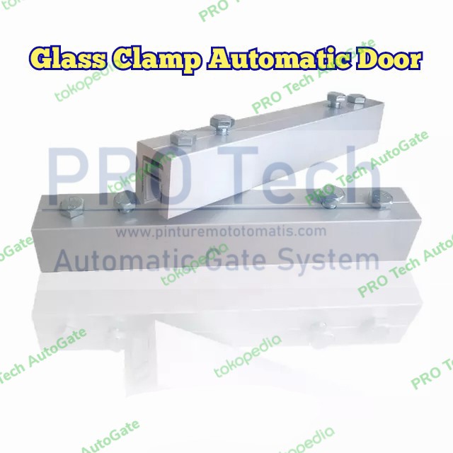 Jual Glass Clamp Automatic Sliding Door Penjepit Kaca Otomatis | Shopee ...