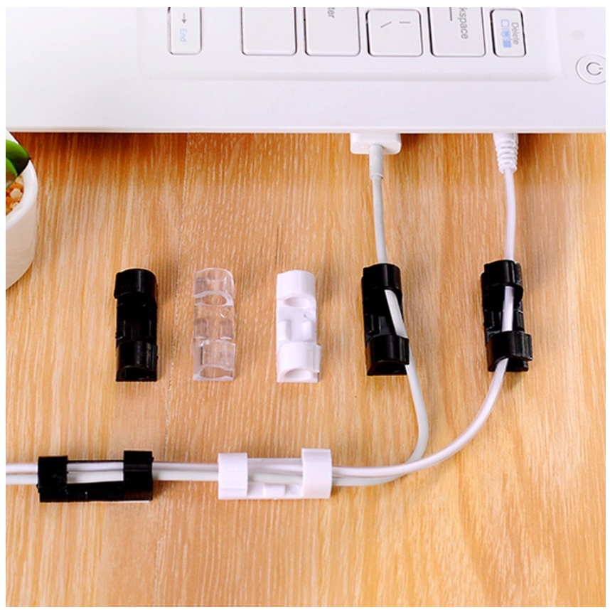 Jual Klip Kabel Organizer Isi 20 Pcs / Penjepit Kabel Klip Tempel ...
