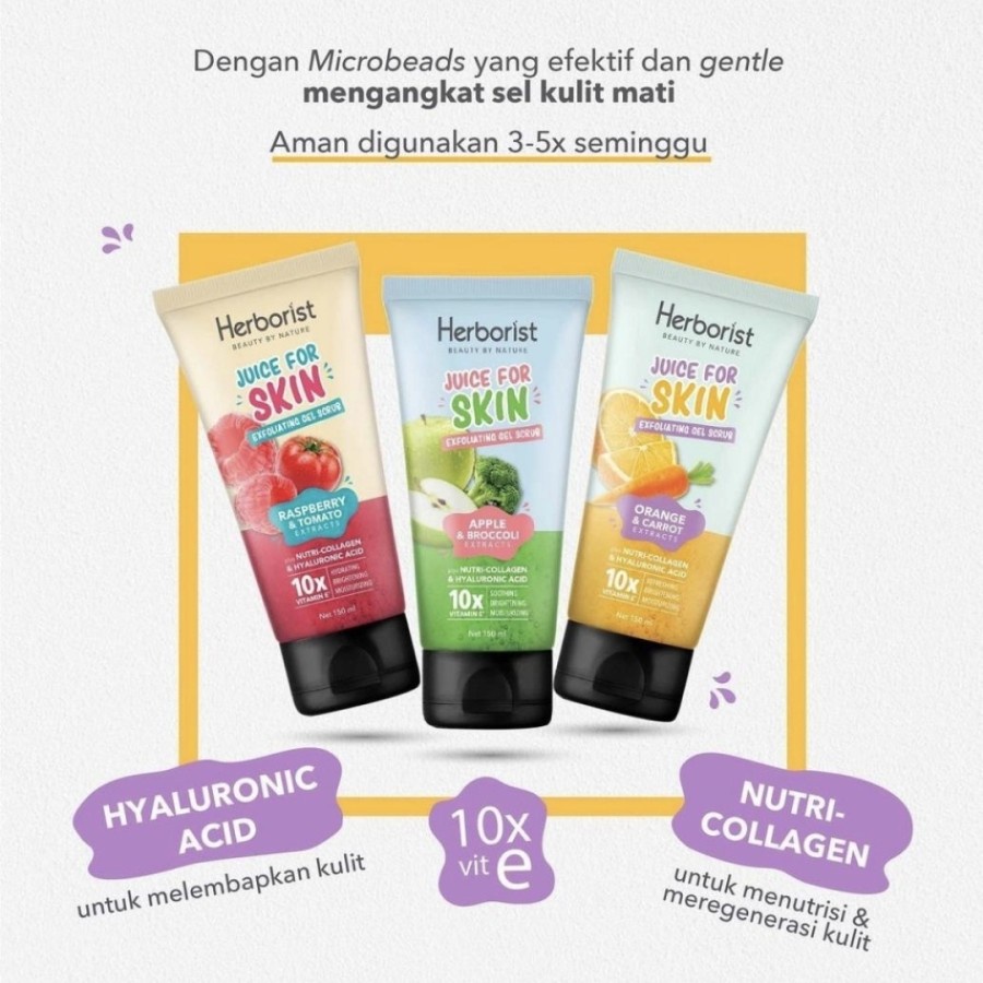Jual HERBORIST Exfoliating Scrub, 150 ml | Shopee Indonesia