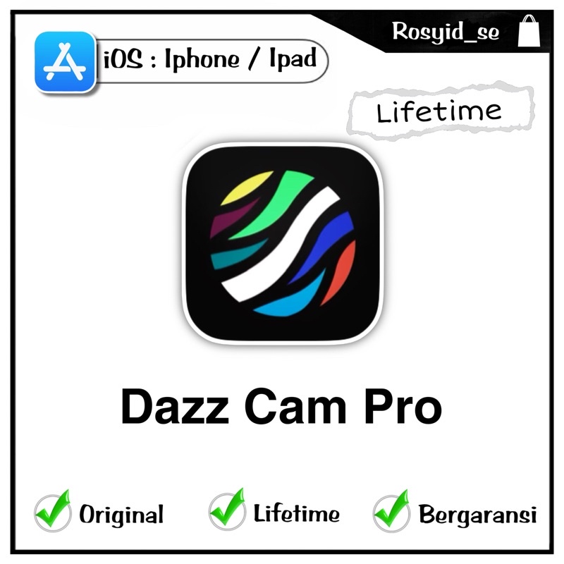 Jual DAZZ CAM PRO IOS FULLPACK LIFETIME - ( ORIGINAL ) | Shopee Indonesia