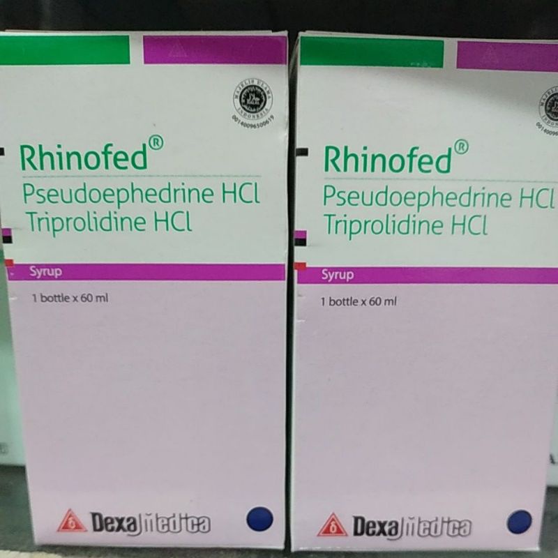 Jual RHINOFED SYRUP 60ML sirup pilek untuk anak | Shopee Indonesia