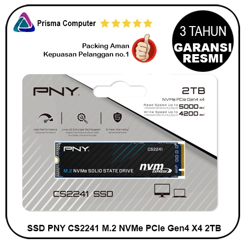 Jual SSD PNY CS2241 M.2 NVMe PCIe Gen4 X4 2TB | Shopee Indonesia